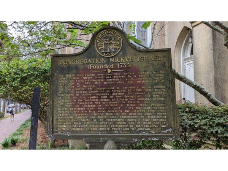 Sephardic Roots Congregation Mickve Israel Synagogue In Savannah
